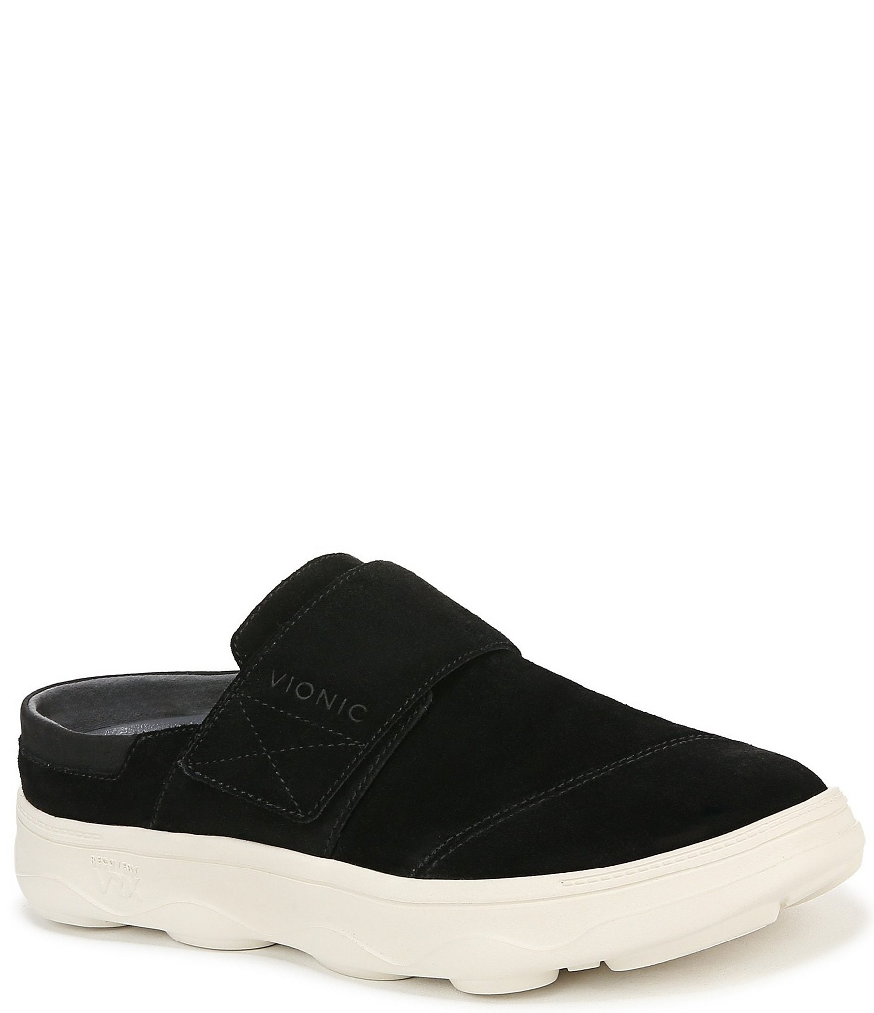 Vionic Lotus Rx Suede Recovery Slip-On Mules | Dillard's