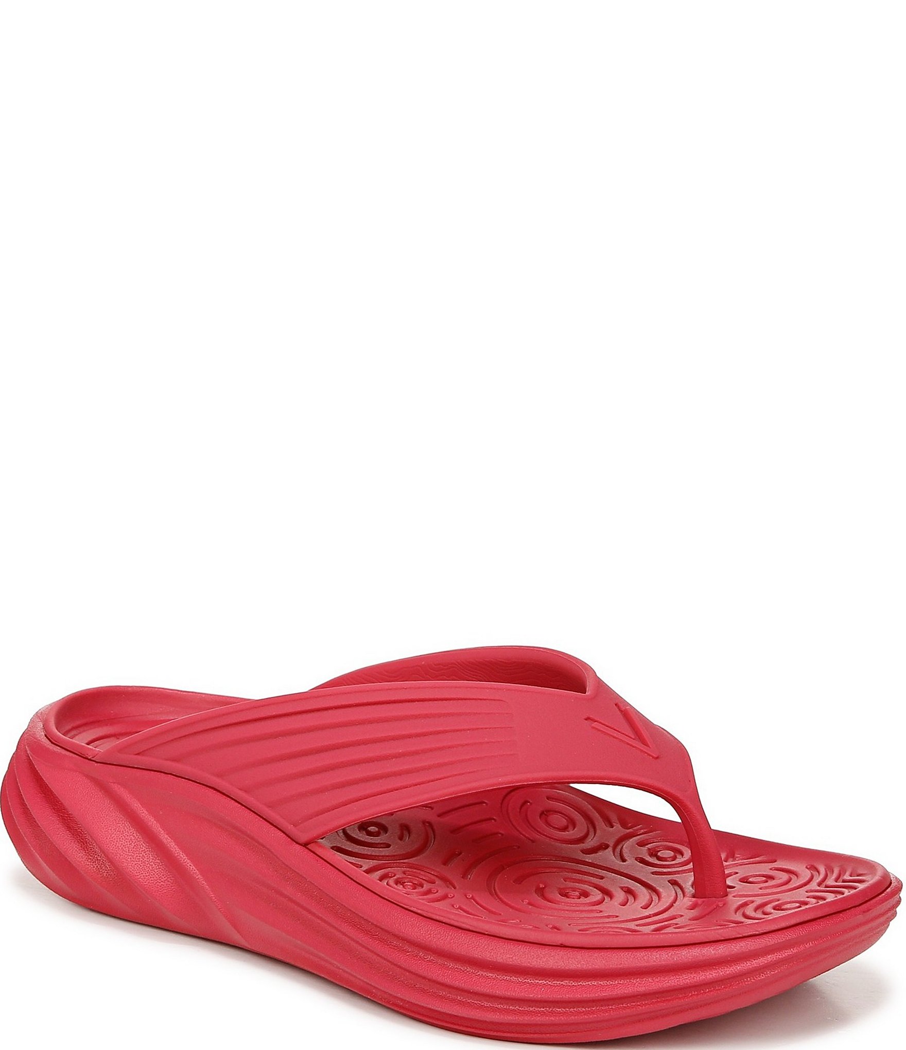 Vionic Tide RX Recovery Platform Wedge Thong Sandals | Dillard's