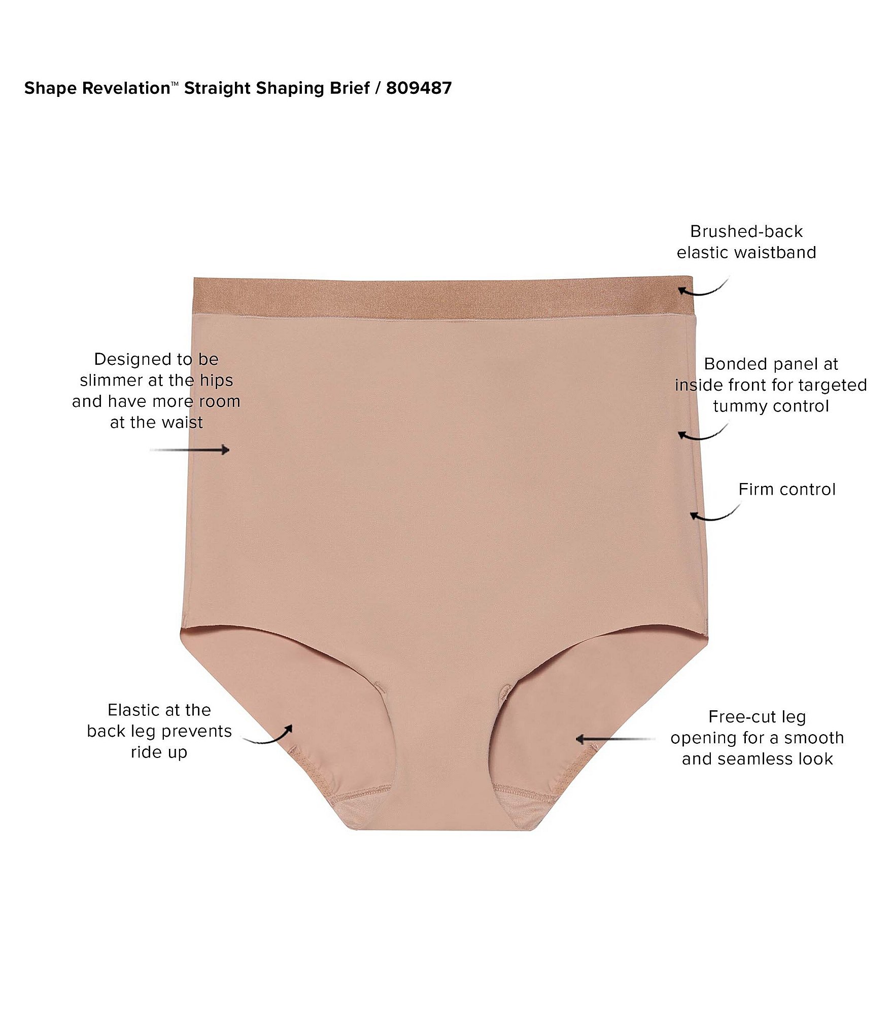 Wacoal Shape Revelation™ Straight Shaping Brief | Hamilton Place