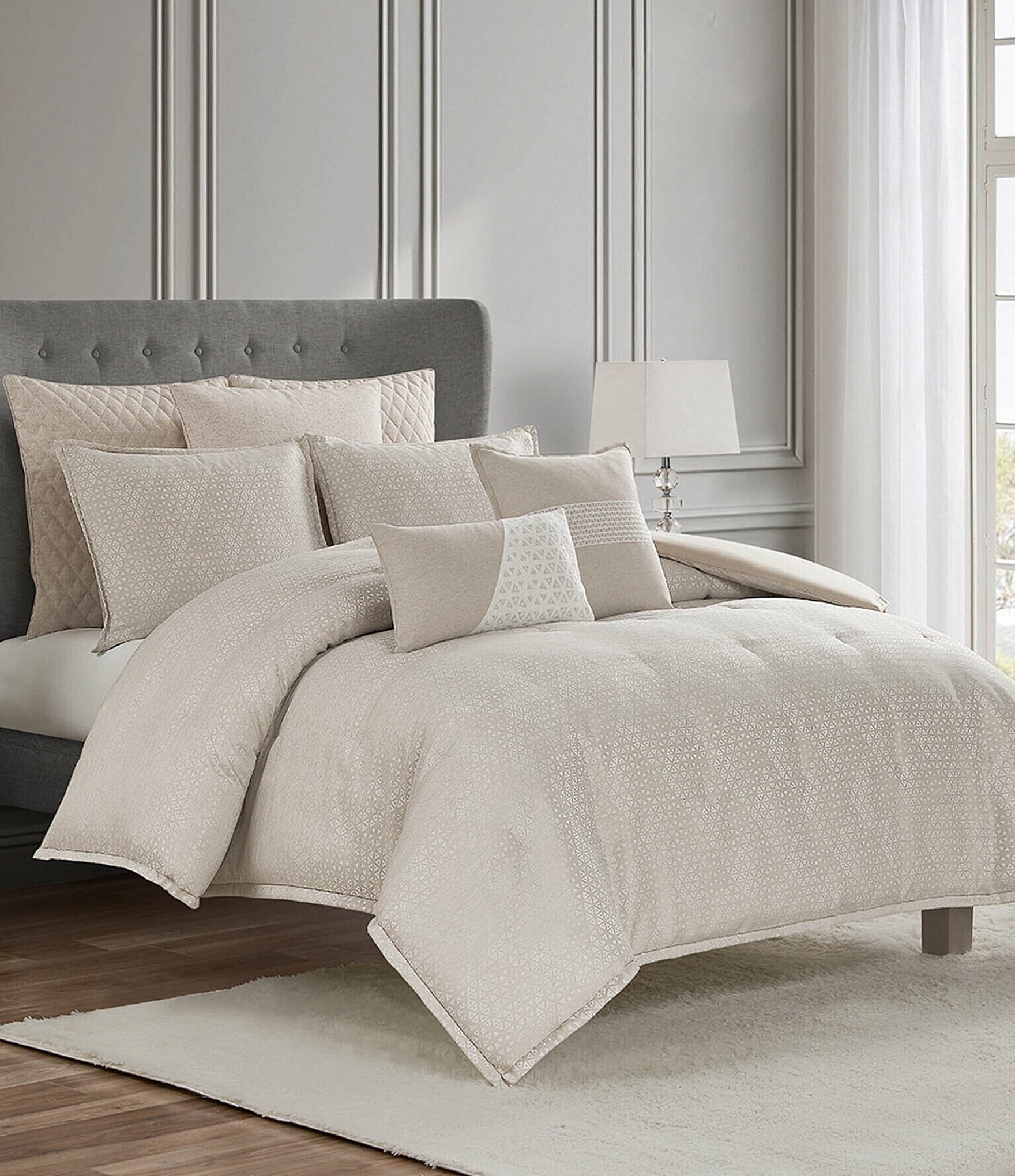 Waterford Lauryn Almond Comforter Mini Set | Dillard's