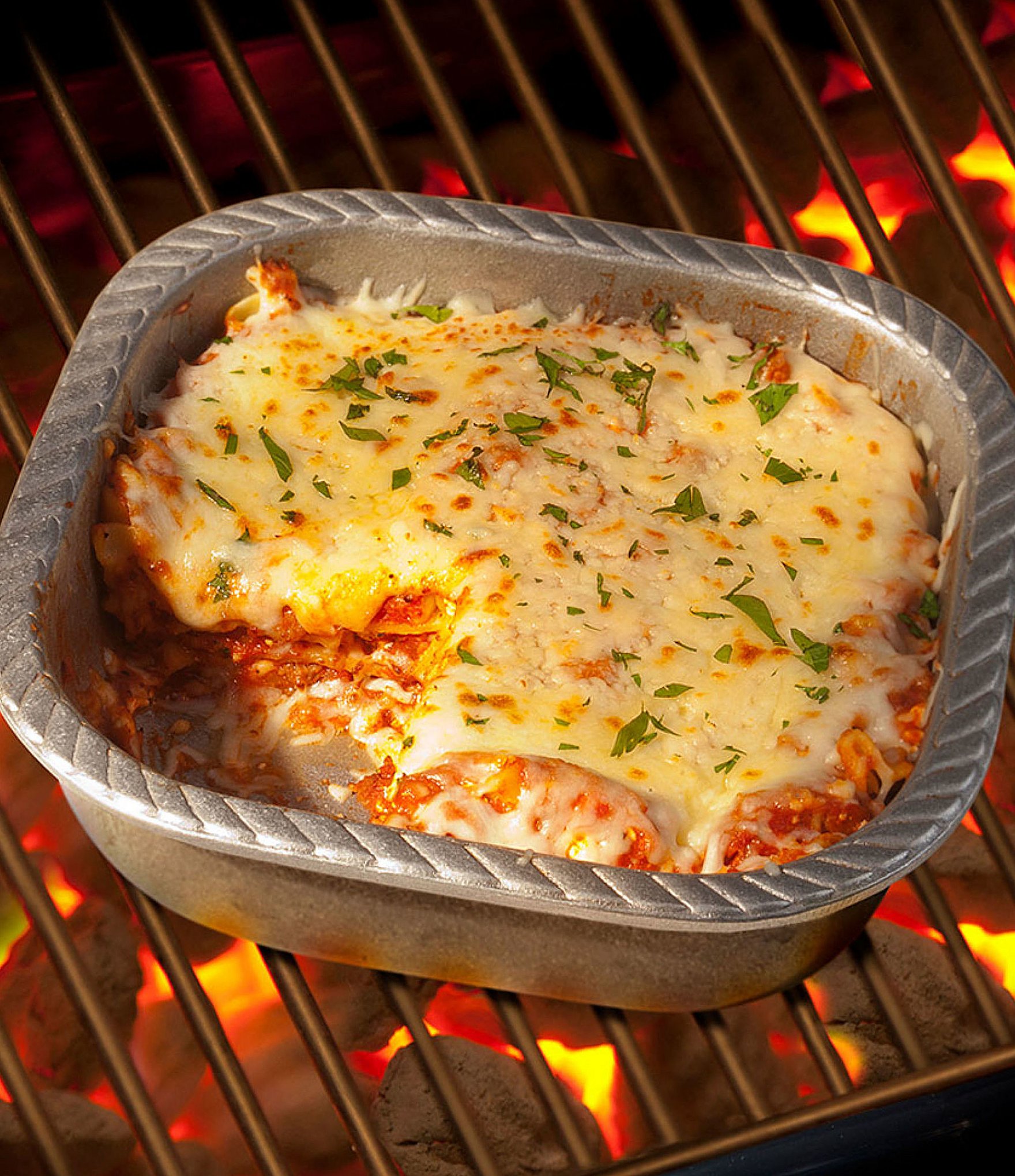 Wilton Armetale Gourmet Grillware Square Serving Bowl | Hamilton Place
