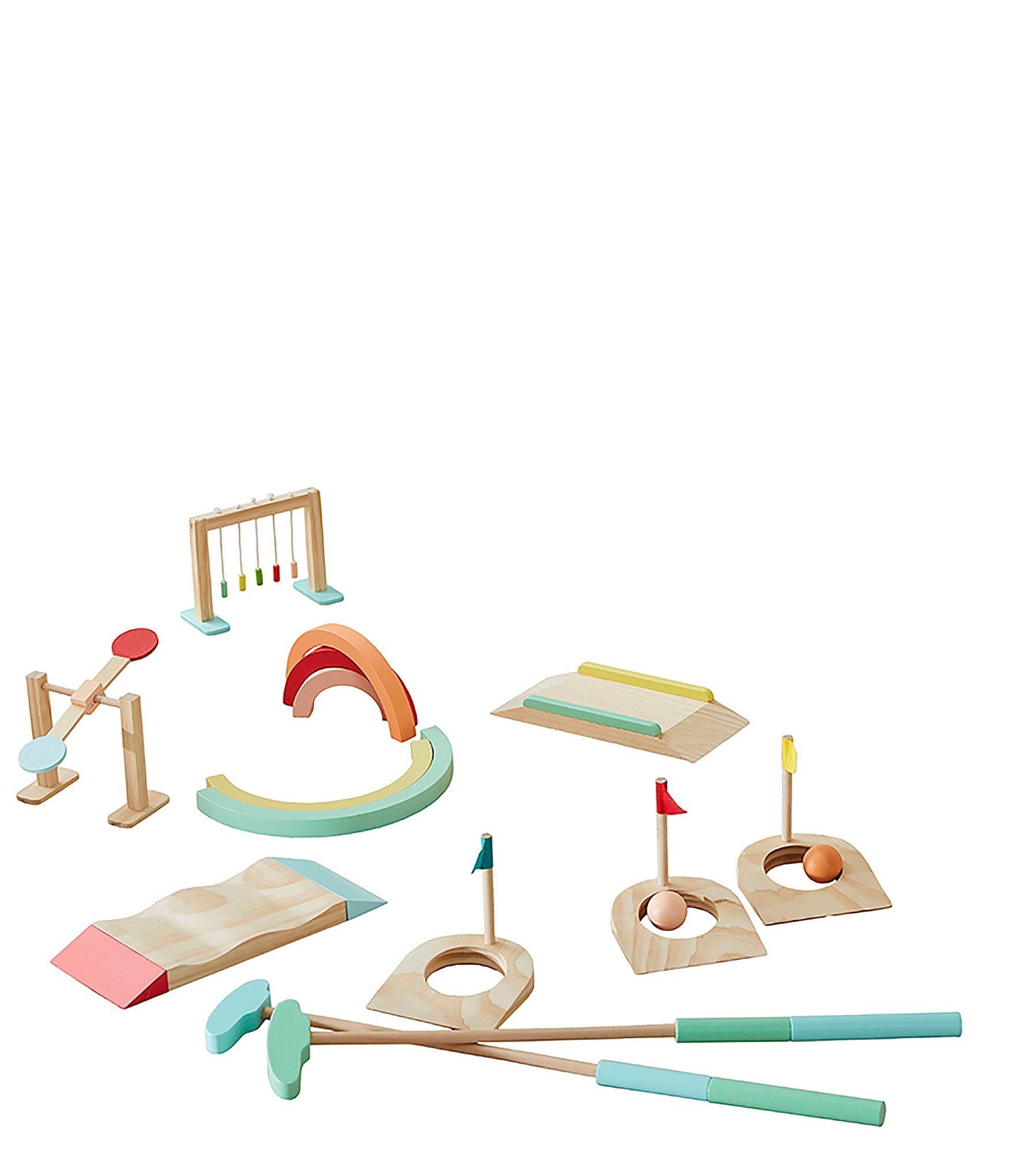 Wonder & Wise By Asweets Good Wood Mini Golf Game Set | Dillard's