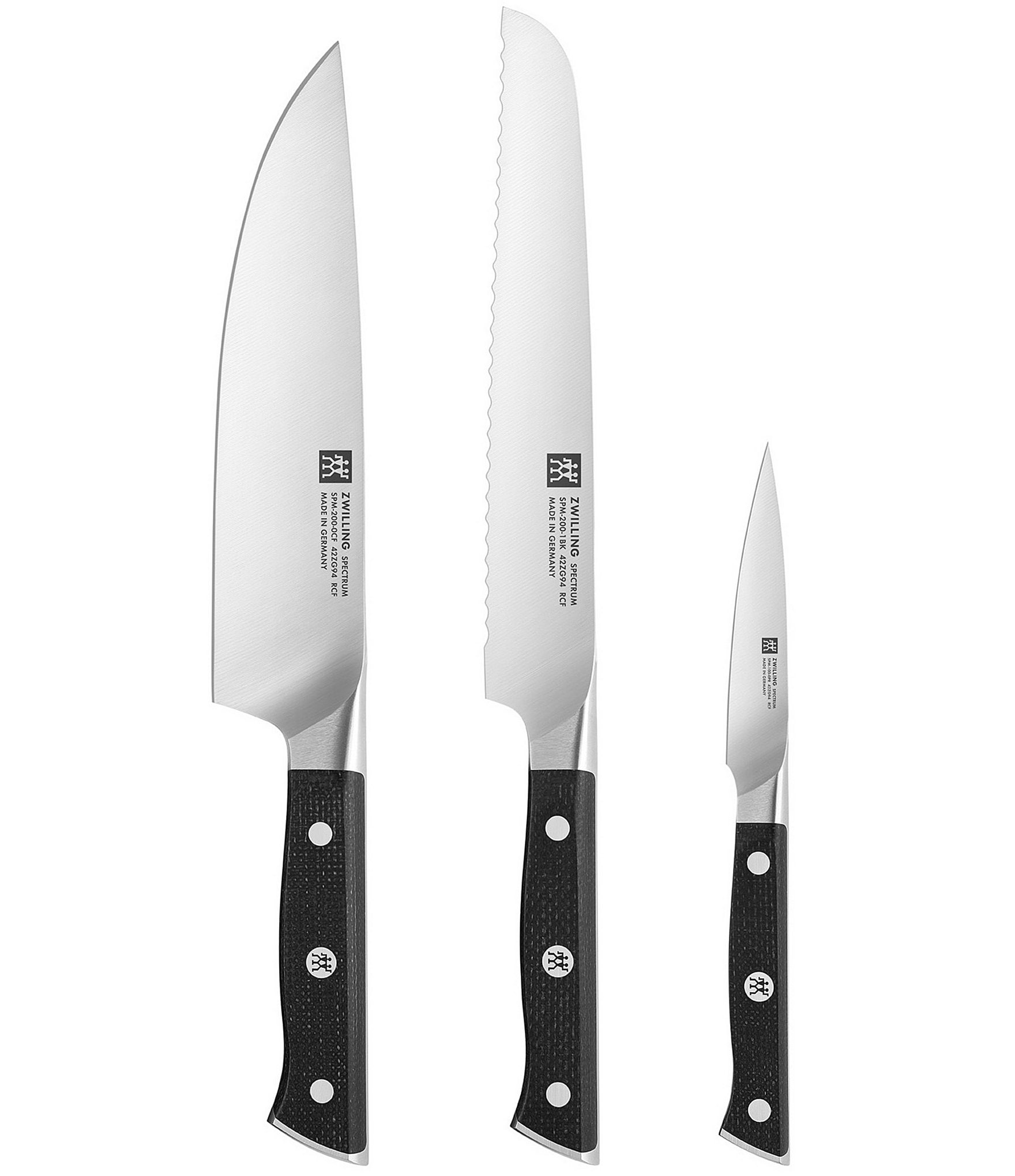 Zwilling Spectrum 3-Piece Knife Starter Set | Dillard's